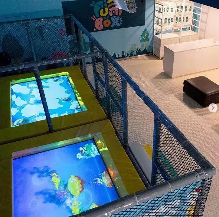 Interactive Trampoline: Interactive games for trampoline park